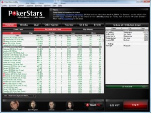 PokerStars Lobby